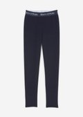 TEENS GIRLS thermal leggings from warm cotton mix blue Trousers Jeans MARC O POLO