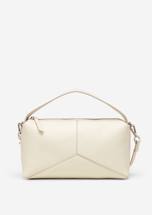 Shoulder bag small made from a leather alternative made from recycled ...