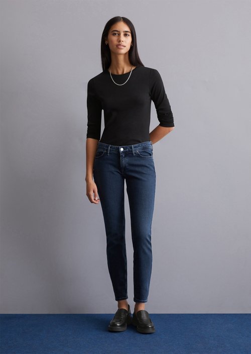 Jeans model Siv skinny low waist made from a stretchy organic cotton ...