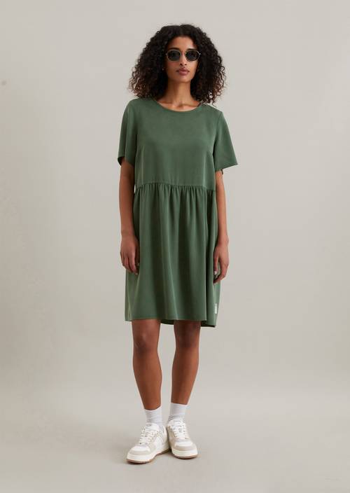 Dress regular made from TENCEL™ Lyocell - green | Mini dresses | MARC O ...