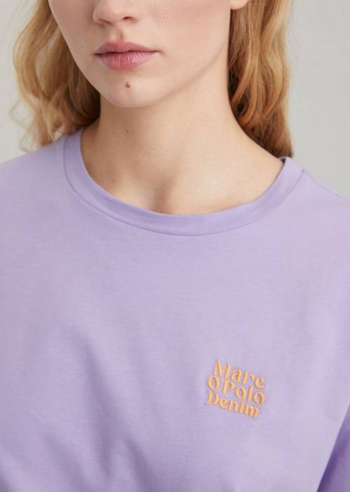 DfC T-Shirt relaxed aus Basic Single Jersey - lila | Kurzarm | MARC O’POLO