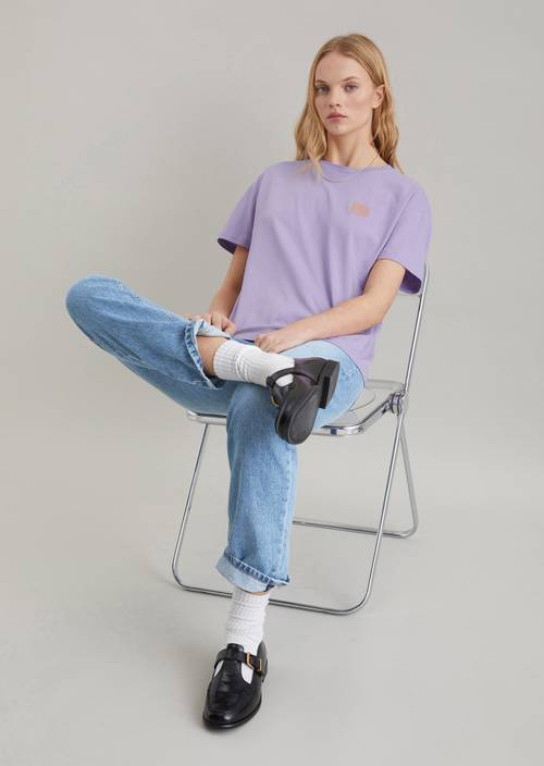 DfC T-Shirt relaxed aus Basic Single Jersey - lila | Kurzarm | MARC O’POLO