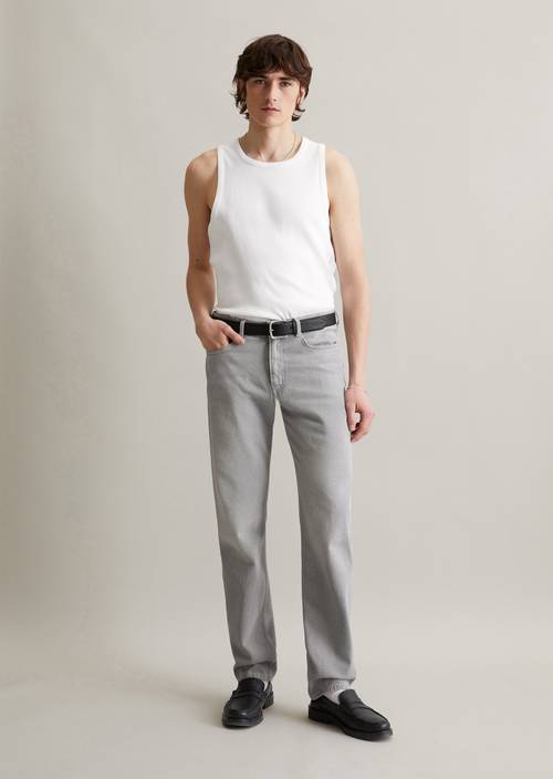 Jeans model Sverre straight made from pure organic cotton - gray ...