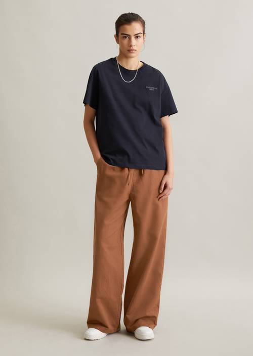 DfC T-Shirt relaxed aus Basic Single Jersey - blau | Kurzarm | MARC O’POLO