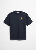 T-shirt oversized with print on the front and back - blue | Short ...