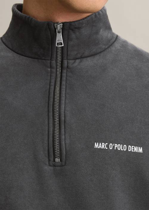 Troyer relaxed en sweat de coton bio soft touch - noir | Pulls | MARC O ...