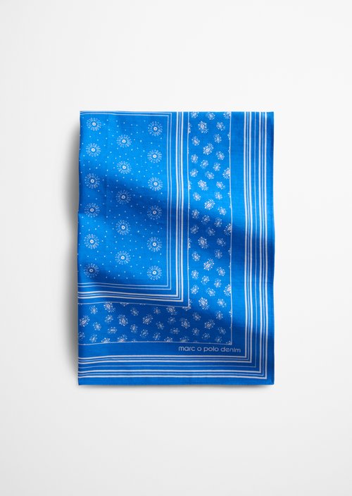 Bandana de algodón puro - azul | Bufandas | MARC O’POLO