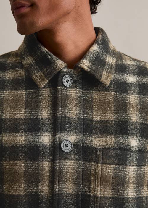 Wool jacket Made from a sheep's wool mix with recycled content - brown ...