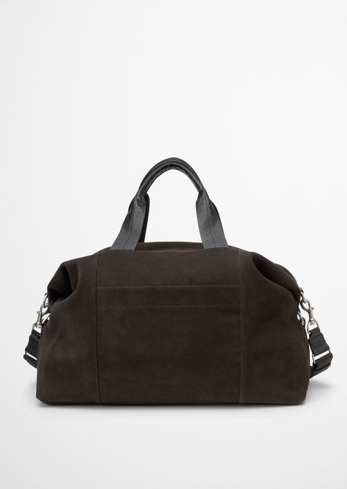 Weekender made from soft suede cowhide - brown | Weekenders | MARC O’POLO