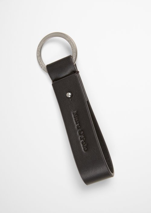 Key fob with elegant leather loop - brown | Keychains | MARC O’POLO
