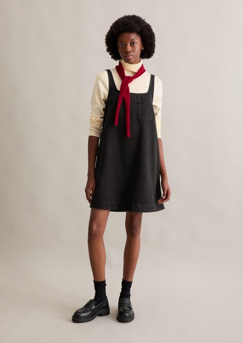 Mini-robe en jean A-Shape en mélange coton organique-lyocell-modal ...