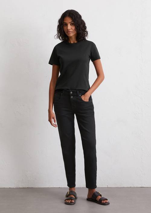 Jeans model Theda boyfriend cropped gemaakt van elastisch biologisch ...