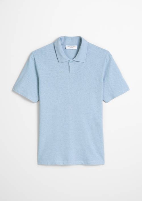 DfC polo shirt slub jersey regular made from pure organic cotton - blue ...