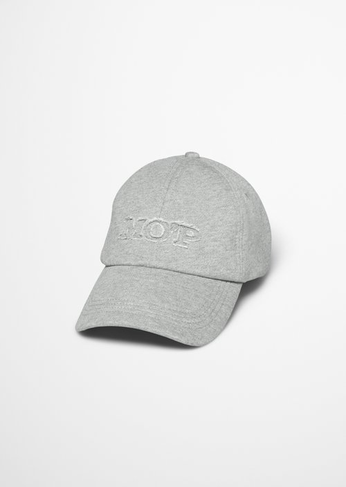 Sweat cap made from pure cotton - gray | Headwear | MARC O’POLO