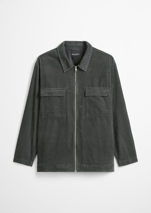 Overshirt made from heavy organic cotton corduroy - gray | Overshirts ...