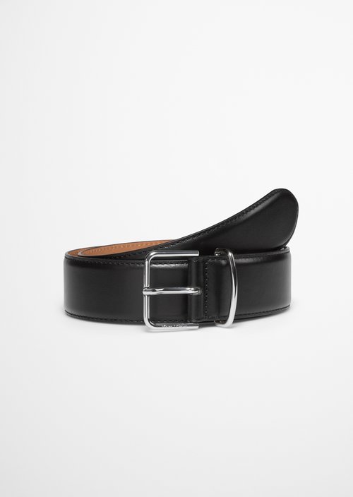 Belt with robust metal belt loop - black | Belts | MARC O’POLO