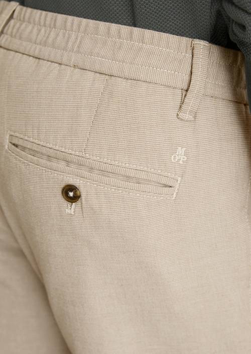 Chino Model Stig Jogger pleats shaped aus Bio-Baumwoll-Mix - beige ...