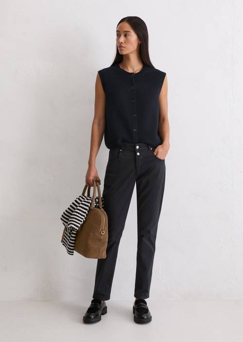 Hose Model Theda boyfriend mit TENCEL™ Lyocell-Bio-Baumwolle-Mix - blau ...