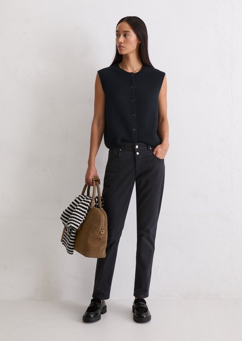 Hose Model Theda boyfriend mit TENCEL™ Lyocell-Bio-Baumwolle-Mix - blau ...