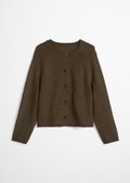 Vest oversized gemaakt van zwaar katoenen slubgaren - groen | Grof ...