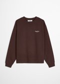 Sweatshirt oversize aus softem French Terry - blau | Rundhalssweater ...
