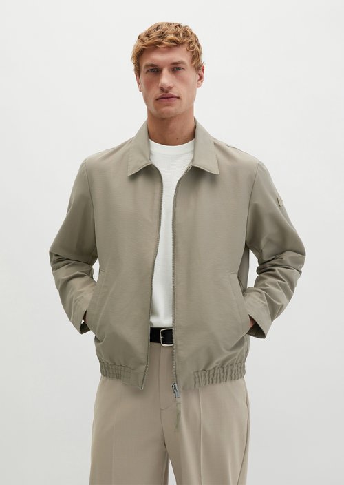Zipper jacket Travel Collection made from water-repellent organic ...