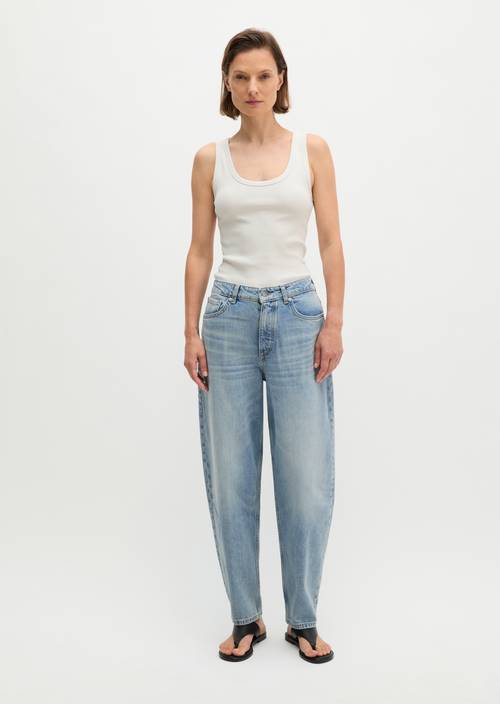 Jeans Model Lara barrel cropped mit CIRCULOSE® - blau | Relaxed Fit ...
