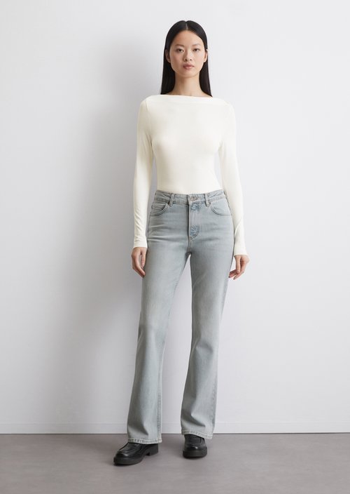 Jeans model Kiruna flared made from an organic cotton/lyocell mix ...