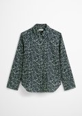A-shape blouse made from papertouch poplin - multicolor | Long-sleeve ...