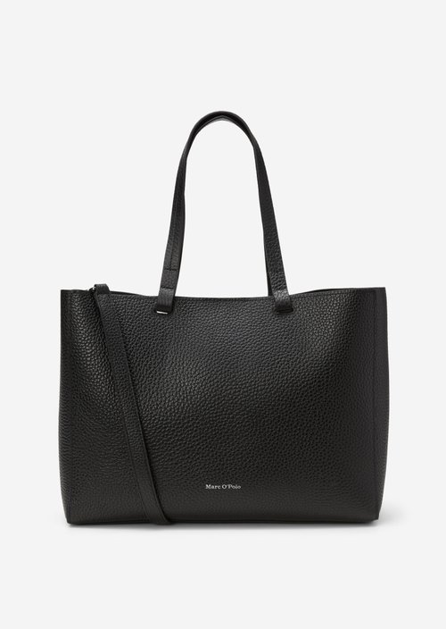 3-in-1 Shopper medium aus genarbtem Rindleder - schwarz | Damen | MARC ...