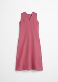 Robe sans manches en lin shaped coupé en A-ligne - rose | Robes ...