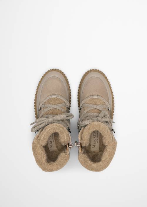 Winterstiefel Model Bianca mit flauschigem Teddyfutter - beige ...