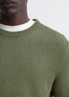 Sweater regular made from pure organic cotton - green Sweater regular made from pure organic cotton - green