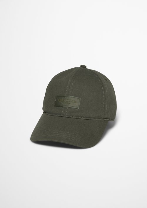 Cap avec patch logo - verde | Accessories | MARC O’POLO