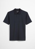 DfC polo shirt seersucker regular made from an organic cotton blend ...
