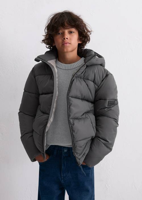 TEENS-BOYS quilted jacket with water-repellent surface - | Jackets ...