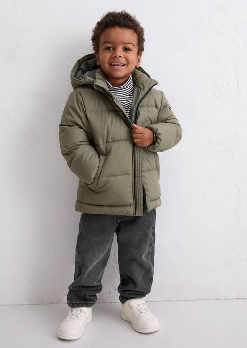 KIDS-BOYS quilted jacket with water-repellent surface - | Jackets ...