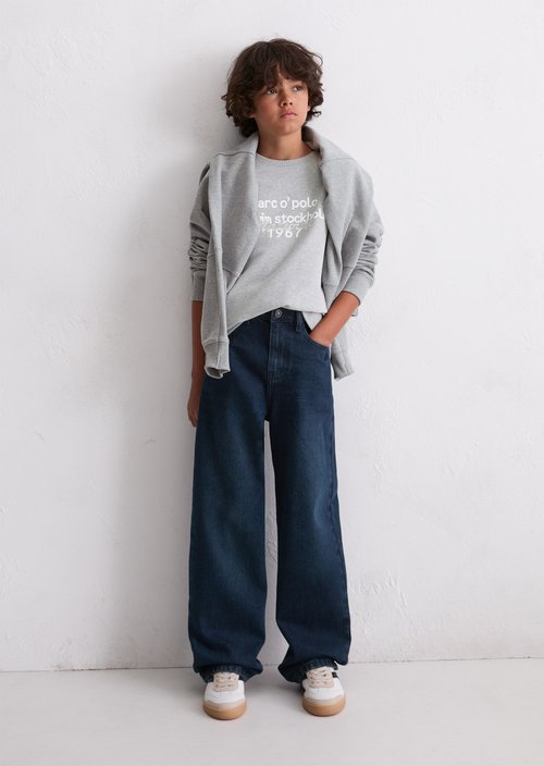 TEENS-BOYS Jeans made from pure organic cotton - | Trousers / Jeans ...