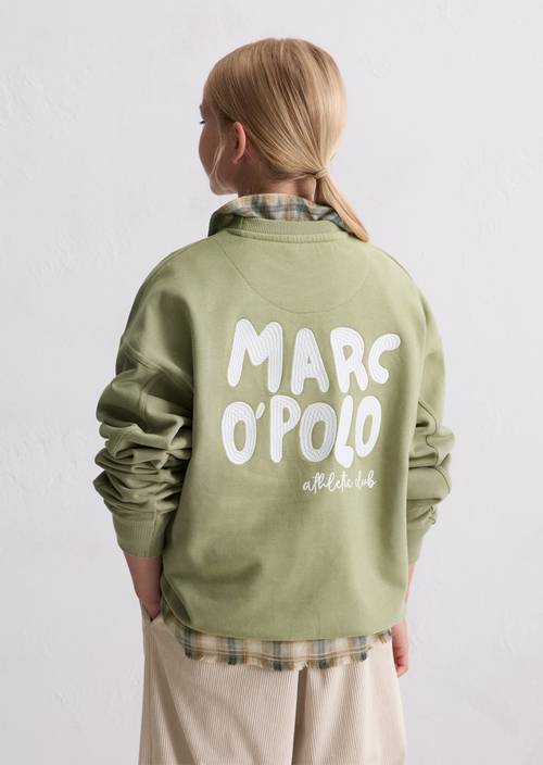 TEENS-GIRLS sweatshirt with logo embroidery on both sides ...