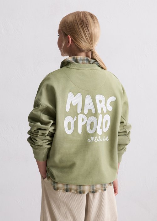 TEENS-GIRLS sweatshirt with logo embroidery on both sides ...