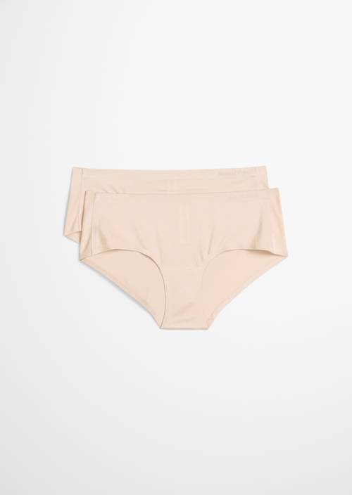 Panty en paquet de 2 - beige | Homewear | MARC O’POLO