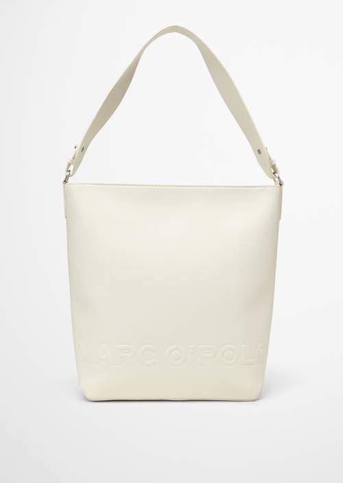 Sac à main en une alternative de cuir en polyester recyclé - blanc ...
