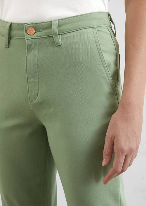 Pants model Iva boyfriend cropped made from a soft organic cotton blend ...