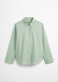 Blouse A-Shape en popeline Papertouch - rouge | Chemisiers | MARC O’POLO