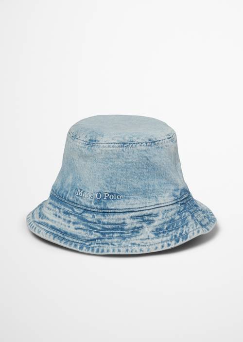Bucket Hat made from organic cotton lyocell mix - blue | Hats | MARC O’POLO