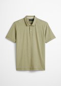 Poloshirt Slub-Jersey regular aus weicher Bio-Baumwolle - grün | Jersey ...