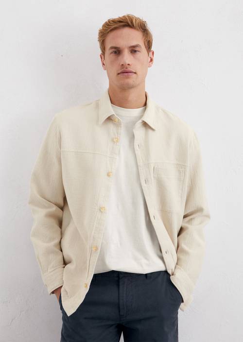 Overshirt aus reiner Bio-Baumwolle - braun | Overshirts | MARC O’POLO