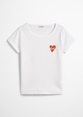 Print T-shirt regular made from lightweight single jersey - white ...
