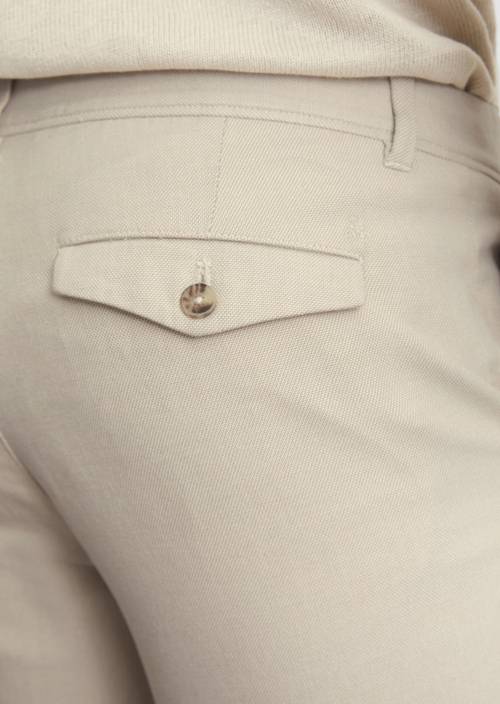 Shorts model Salo slim made from an organic cotton blend - beige ...