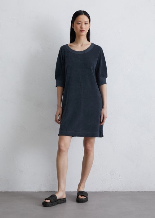 Terry cloth dress regular made from a soft cotton blend - blue | Mini ...
